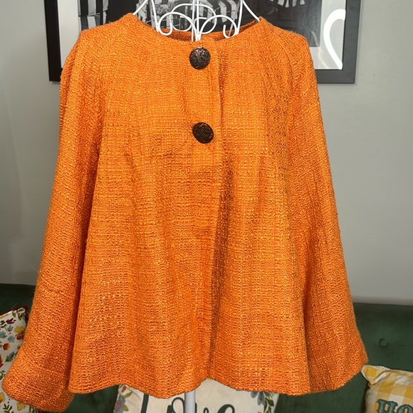 Russell Kemp | Jackets & Coats | Vintage Tangerine Orange Russell Kemp ...